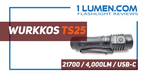 Wurkkos flashlight reviews | Performance tested | 1Lumen.com