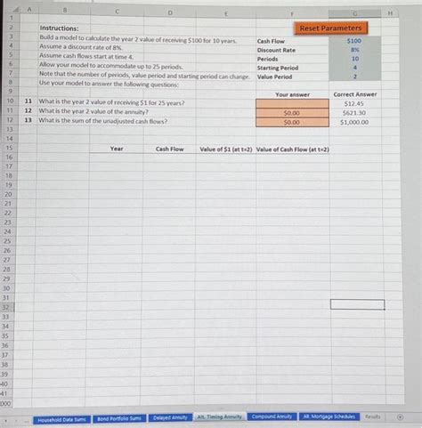 solved please include formulas to be included in each cell