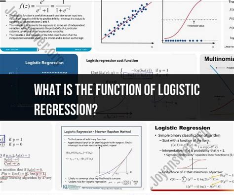 the function of logistic regression in statistics