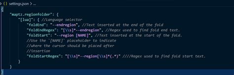 Support Region Folding Feature Issue Trixnz Vscode Lua GitHub