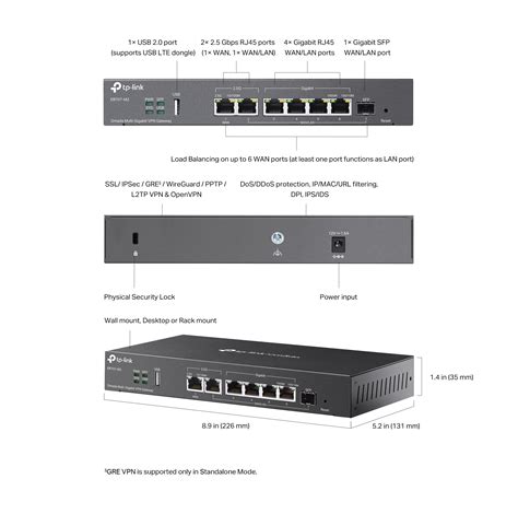 Er707 M2 Omada Multi Gigabit Vpn Gateway Tp Link Malaysia