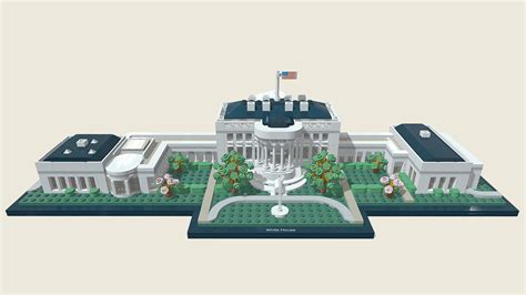 Lego Architecture 21054 The White House Download Free 3d Model By A1
