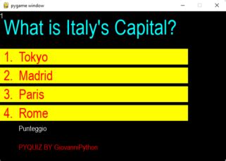 A Quiz Made With Pygame How To Python Programming