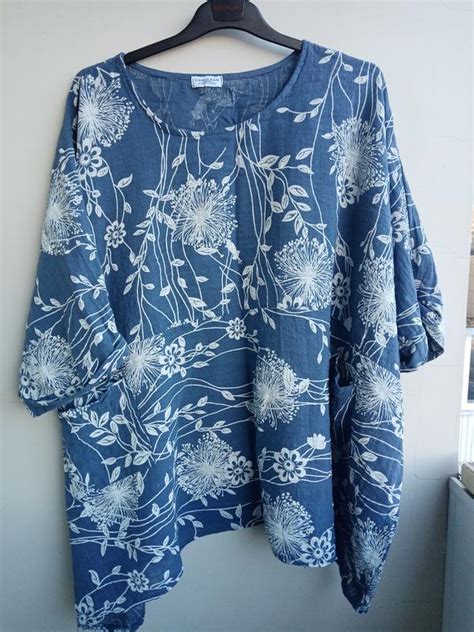 Блузка з кишенями котон великий розмір — ціна 135 грн у каталозі Блузи Купити жіночі речі за