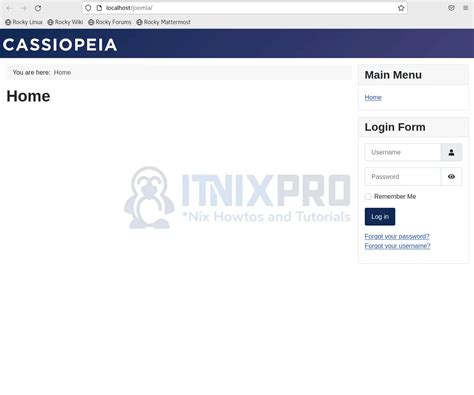 Install Joomla On Rocky Linux Itnixpro