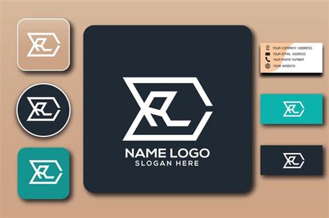 Premium Vector Er Monogram Logo Template Color Editable