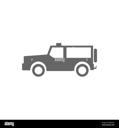 Jeep Icons Common Graphic Resources Vector Illustrations Stock Vector
