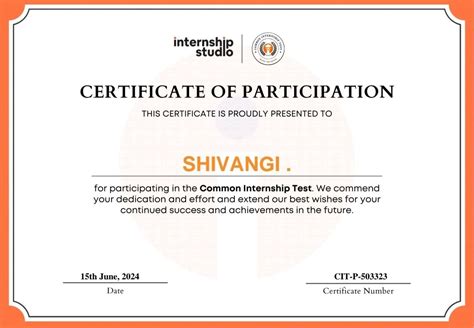 shivangi on linkedin internship coding