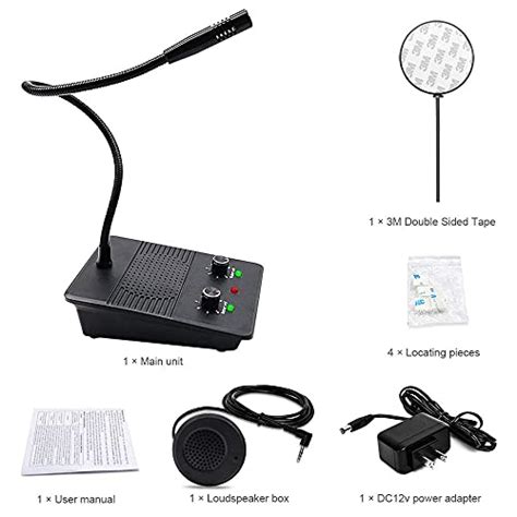 ChunHee Window Speaker Intercom System Intercom System For Business Microphone Intercom Teller