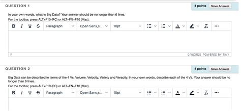 Solved Question 1 4 Points Save Answer In Your Own Words
