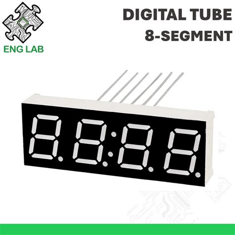 Englab★led Display Digital Tube 4 Digit Red Blue White Green 8 Segment Digital Tube 0 36