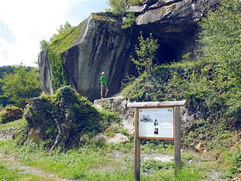 On The Erratic Boulder Trail Valais Switzerland
