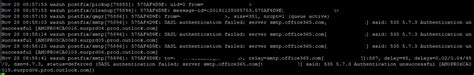 Sasl Authentication Failed Microsoft Community