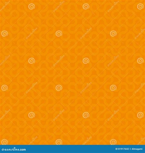 Orange Neutral Seamless Pattern For Modern Design In Flat Style Stock Vector Illustration Of