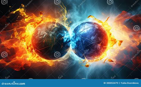 Subatomic Proton Particle Collision Nuclear Fusion Concept Stock Image