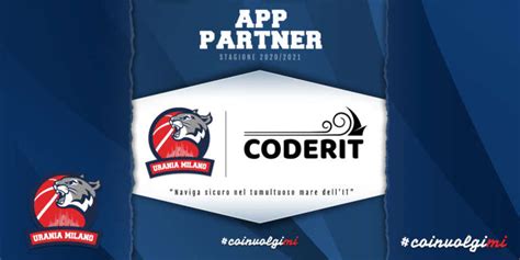 urania basket milano rapporto di collaborazione con coderit sportando
