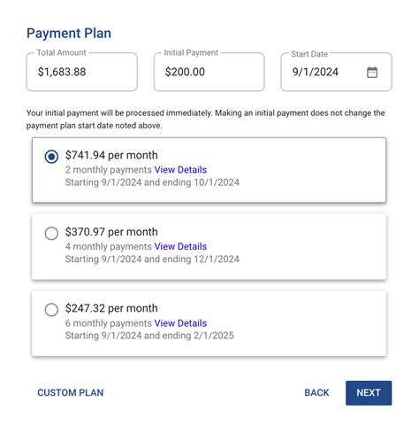 Enroll In A Payment Plan After Receiving A Statement