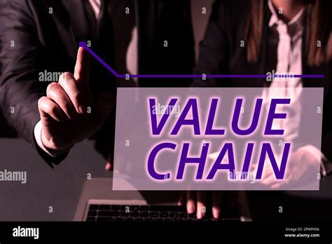 Text Caption Presenting Value Chain Business Concept Business