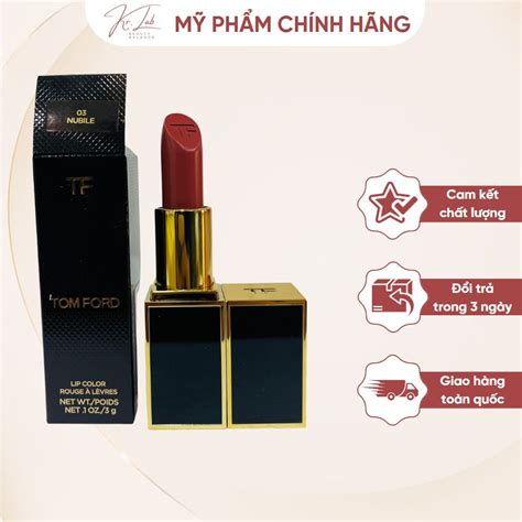 Son Tomford Nubille 03 ⚡ ChuẨn Authentic ⚡ Son Hồng đất Nhẹ Nhàng Sang