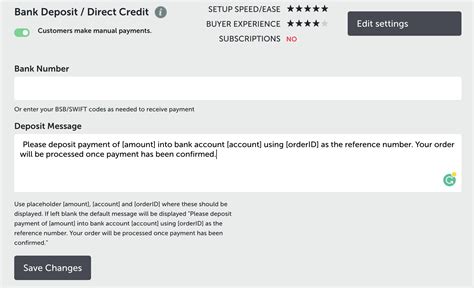 How Do I Set Up A Bank Deposit Or Direct Credit Payment Through My E Commerce Store Rocketspark