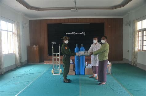 အရှေ့မြောက်တိုင်းစစ်ဌာနချုပ်မှ သိန္နီမြို့နယ်တွင် ကိုဗစ် ၁၉ရောဂါ ကာကွယ