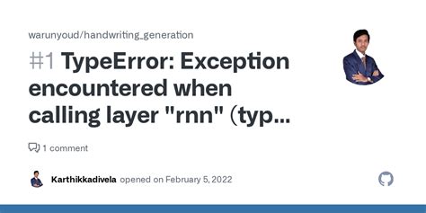 Typeerror Exception Encountered When Calling Layer Rnn Type Rnn