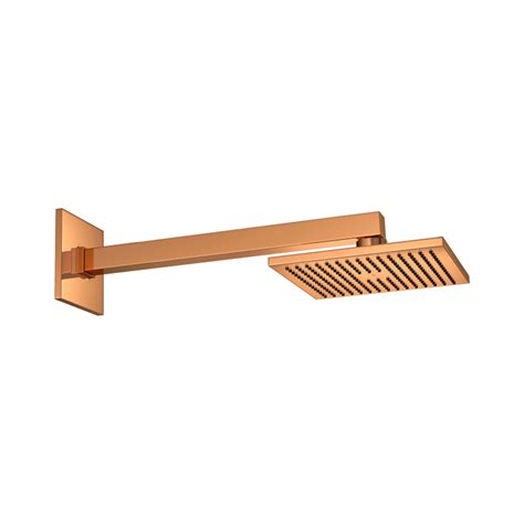 Chuveiro Com Tubo De Parede Quadrado Red Gold Deca Condec Premium