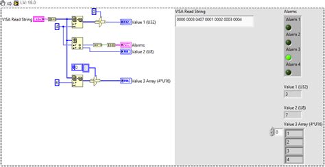 solved bidirectional connection between array and controls ni community