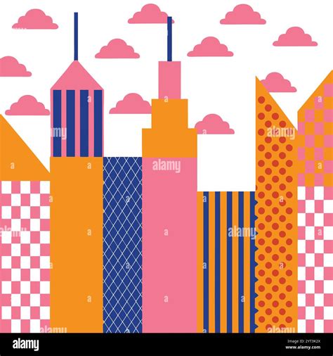 Vibrant Geometric Cube Pattern Vector Art Illustration For Packaging Design Branding And