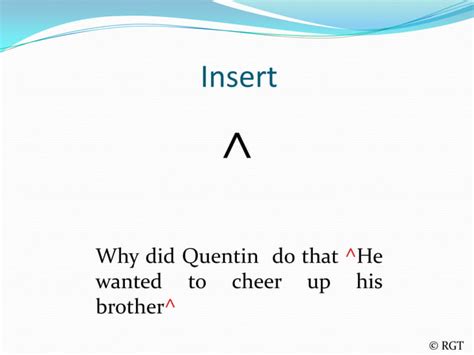 Proofreading Symbols Pptx