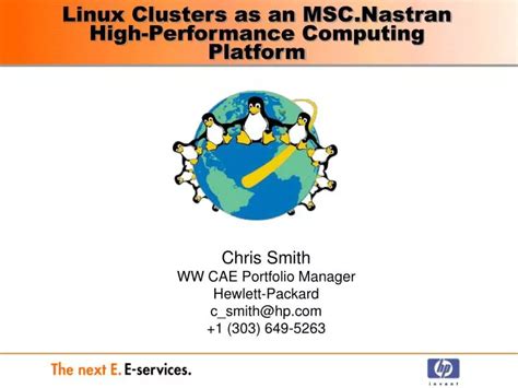 Ppt Linux Clusters As An Mscnastran High Performance Computing