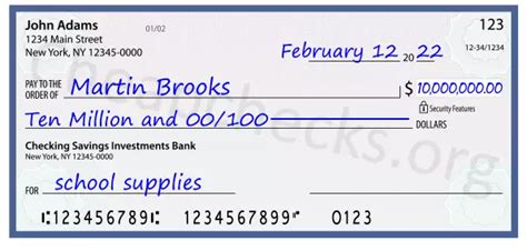 How To Write A Check For 10000000 Dollars Cheap Checks
