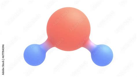 H2o Molecular Structure Rotation Also Called Water Molecule Can Be