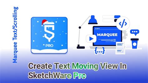 how to create running text marquee text in sketchware pro rc01 हिन्दी