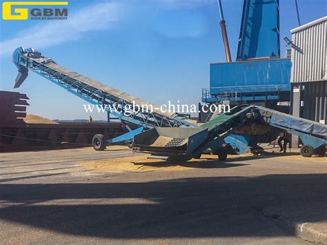 Mobile Shiploader Conveyor Syatem Used In Port Mobile Ship Loader And Telestacker Conveyor