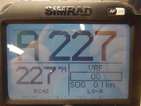 Simrad Ap24 Autopilot Control Head 22096614 Max Marine Electronics