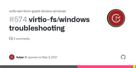 Virtio Fswindows Troubleshooting · Issue 574 · Virtio Winkvm Guest