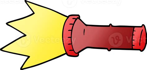 Cartoon Doodle Electric Torch 45323046 PNG