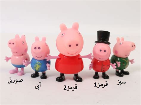 مشخصات،قیمت و خرید فیگور پپا پیگ تکی دلبند