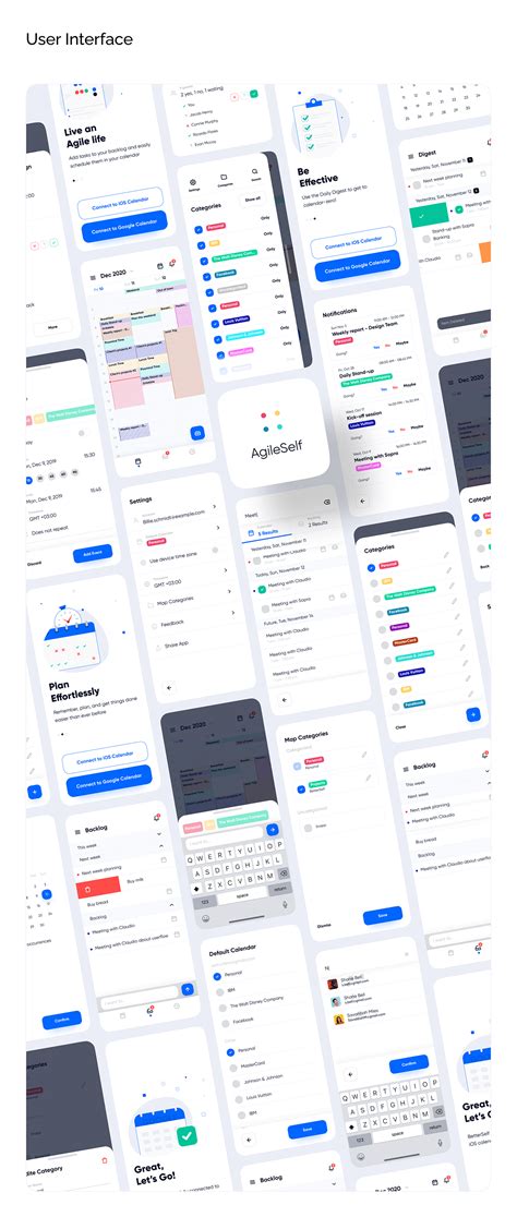 AgileSelf UI Case Study On Behance