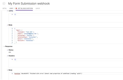 Wix Form Webhook Error How To Make Community