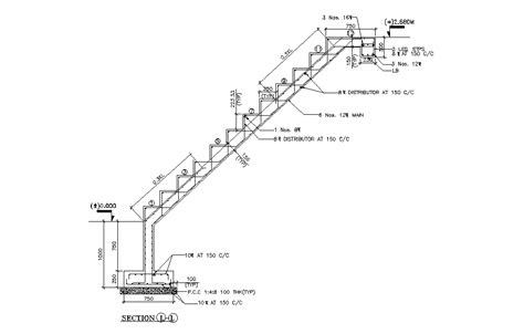 Section Details Of Each Foundation Details Are Given This Autocad 2d Dwg Drawing File Download