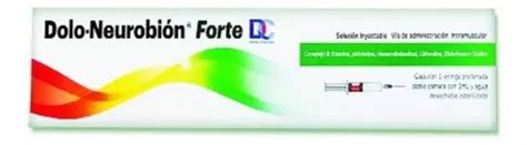 Pack De 5 Dolo Neurobion Forte 1 Jeringa Prellenada 100mg Envío Gratis