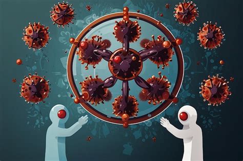 Infection Spread Vector Icon Illustration Of Infectious Diseases Iconset Premium Ai Generated