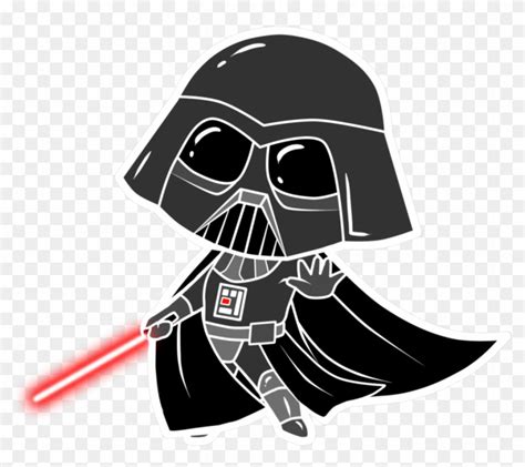 Cute Cartoon Darth Vader Hd Png Download 977x818 575555 Pngfind