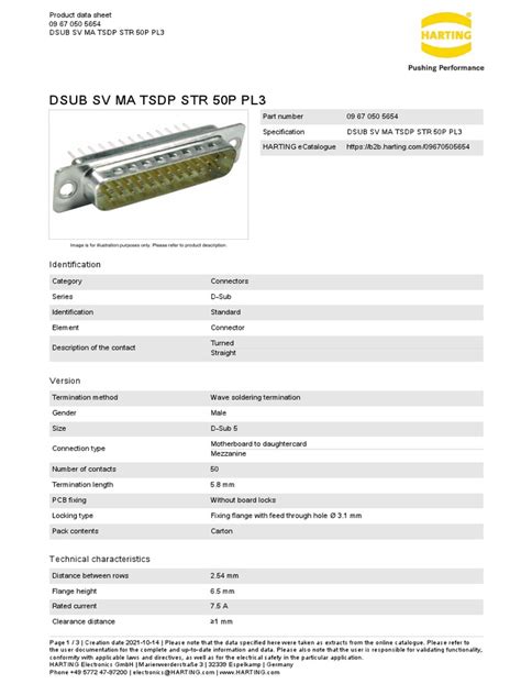 D Sub 50 Pin Download Free Pdf Electrical Connector Electrical Components