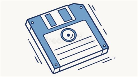Floppy Disk Vector Illustration Retro Data Storage Vintage Computer And Tech Art Vector Design