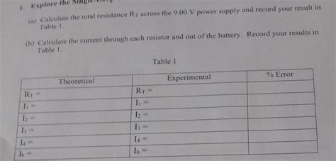 Solved Figure A Calculate The Total Resistance RT Across Chegg Com