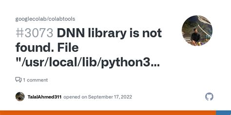 Dnn Library Is Not Found File Usrlocallibpython37dist Packages