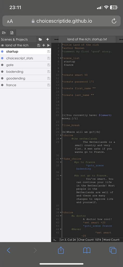 How To Add A Cside ‘game Webversion To Dashingdon Choicescript Help
